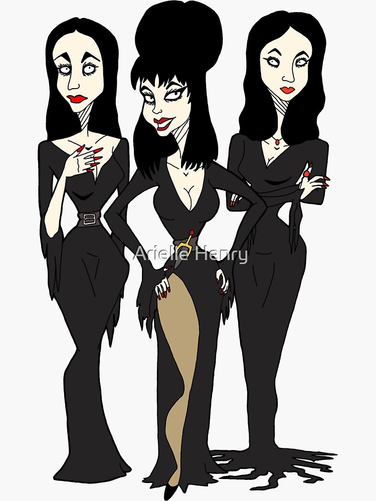 "Queens of Horror: Compilation" Sticker for Sale by dammithardison ...