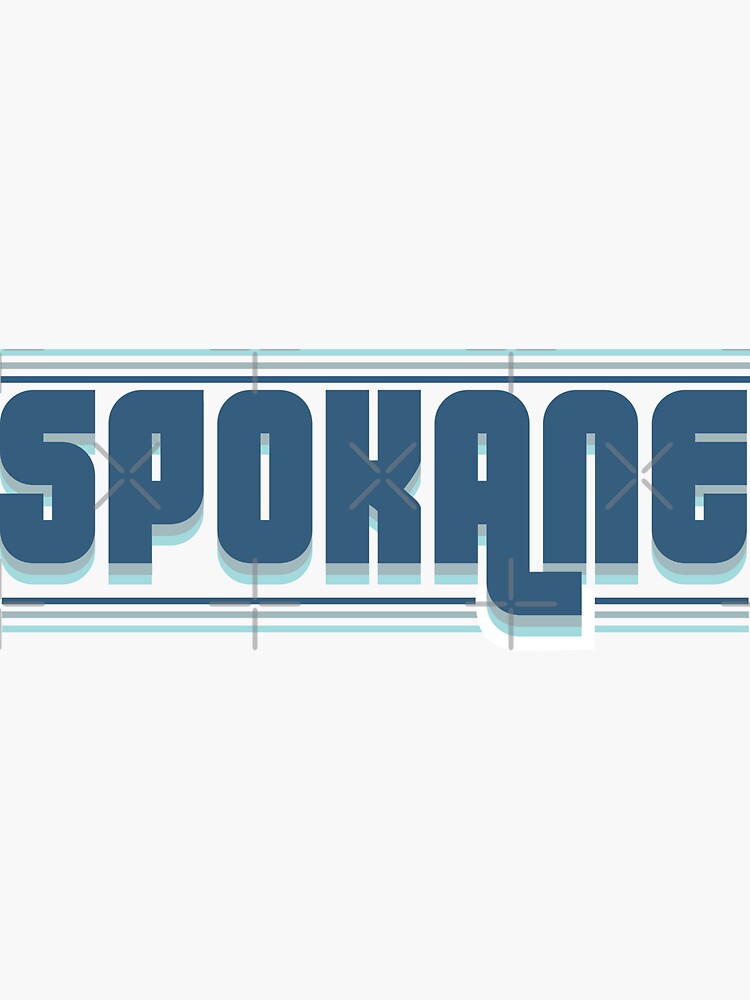 "Spokane" Sticker for Sale by Talarsark | Redbubble