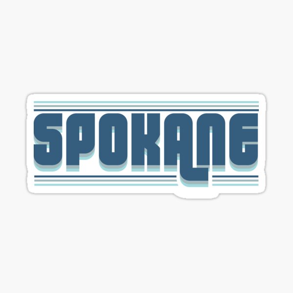 "Spokane" Sticker for Sale by Talarsark | Redbubble