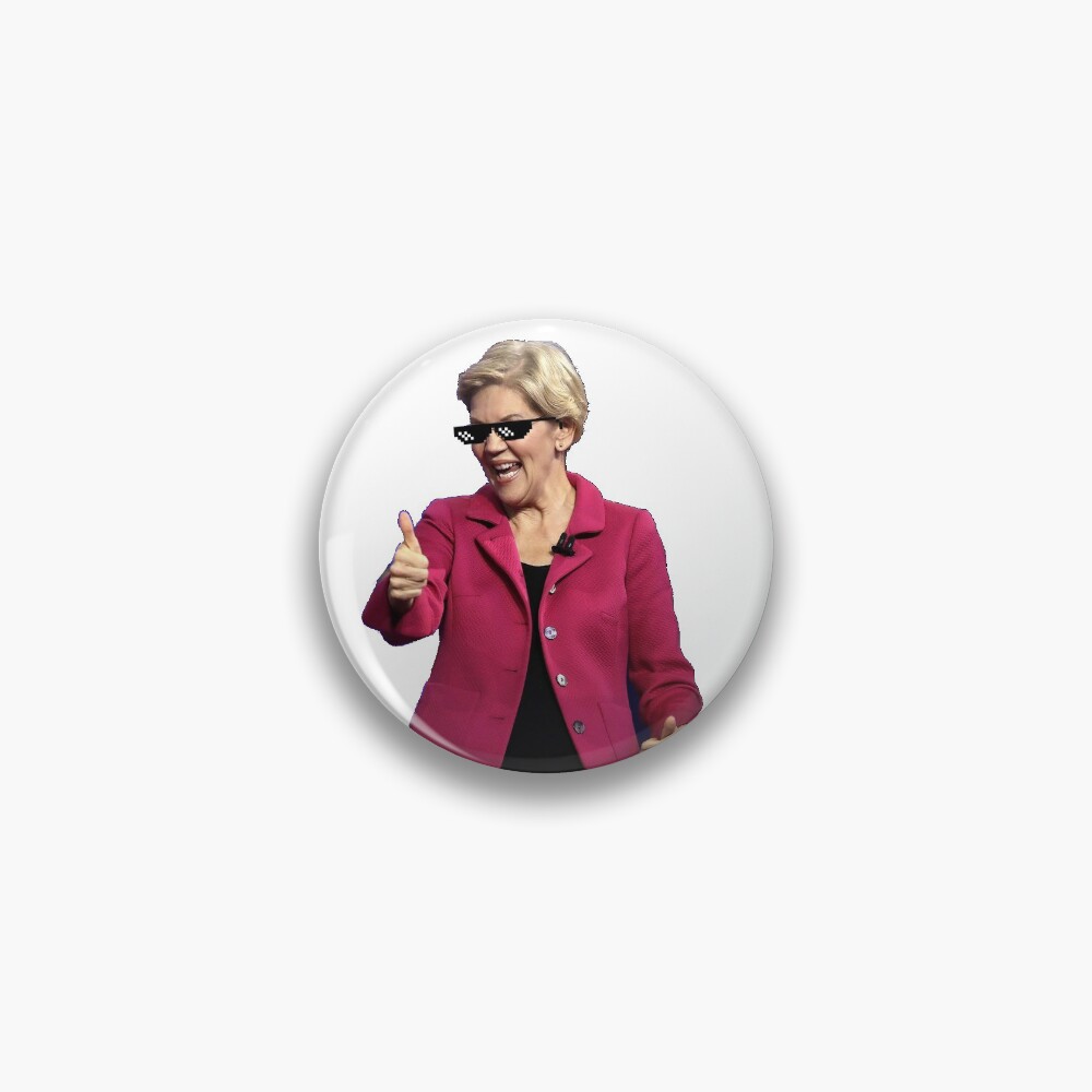 "Elizabeth Warren Thumbs Up" Sticker for Sale by jsetow | Redbubble