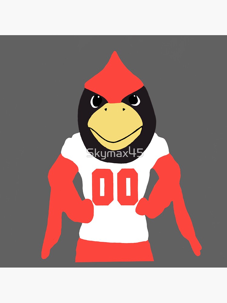 "Reggie Redbird Illinois State Mascot " Sticker for Sale by Skymax45 ...