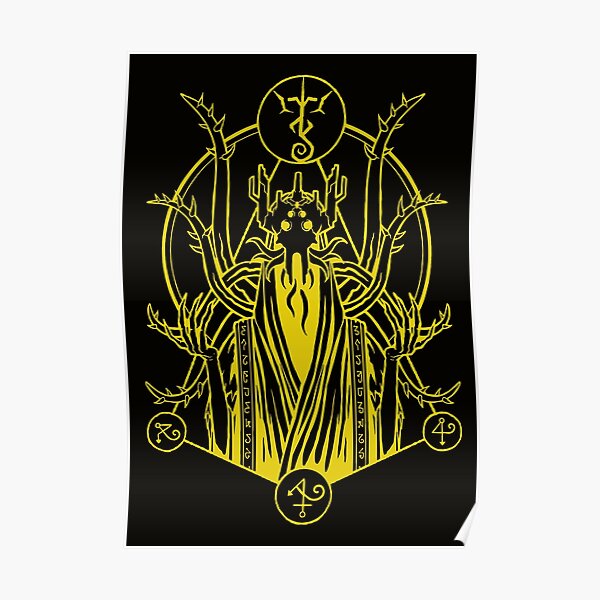 "The King in Yellow - Yellow Sign" Poster for Sale by zachholmbergart ...