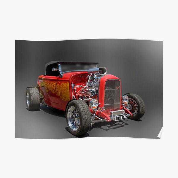 "'32 Ford roadster" Poster for Sale by resin8n | Redbubble
