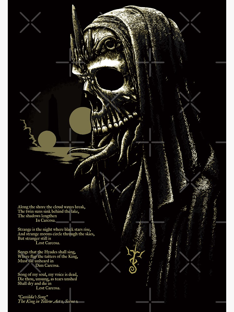 "The King in Yellow - Yellow sign" Sticker for Sale by zachholmbergart ...