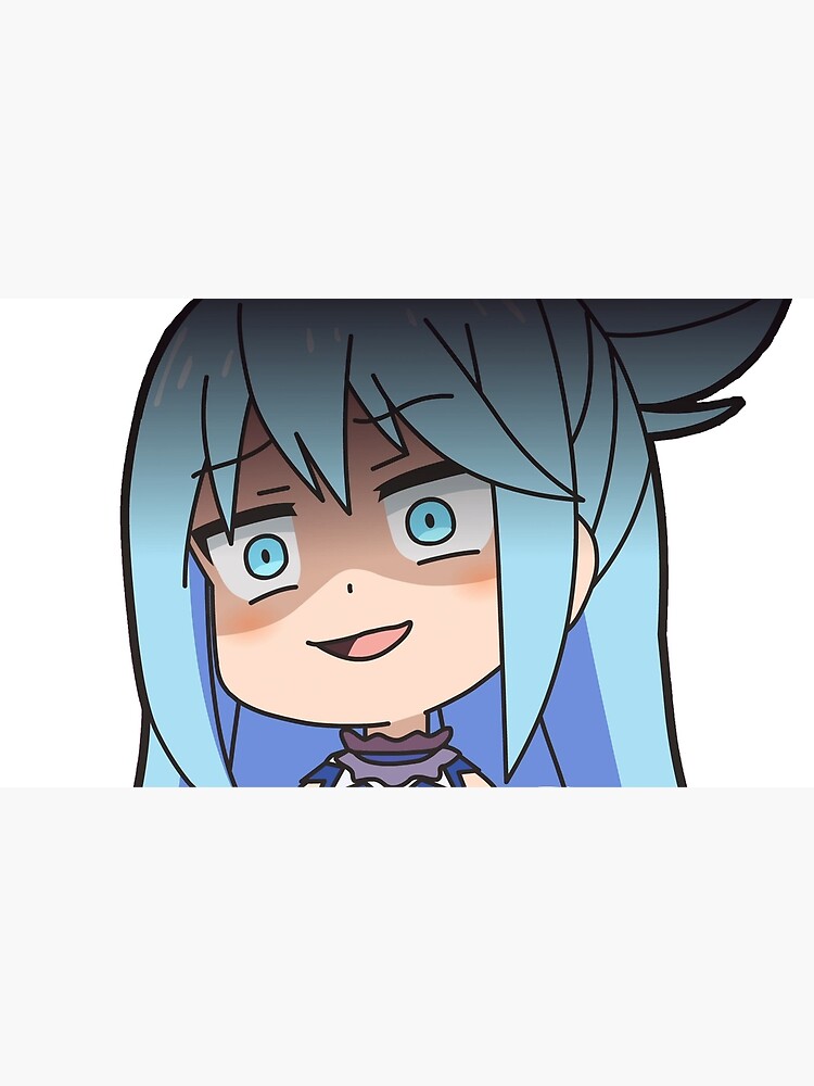 "aqua chibi" Poster for Sale by snailhunter66 | Redbubble