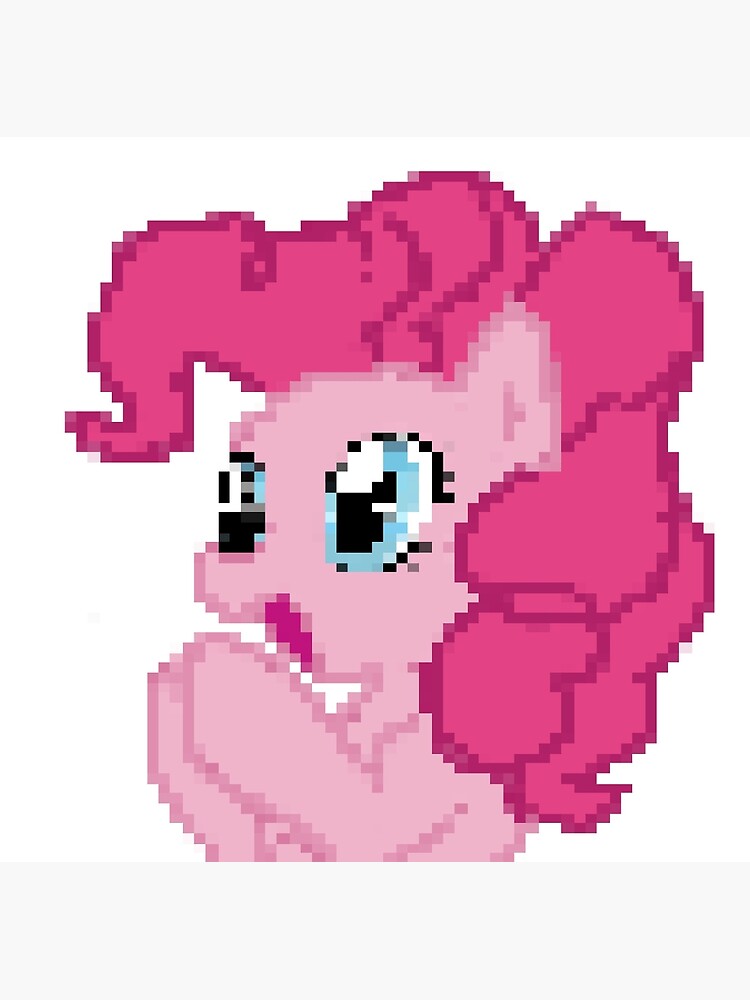 "Pinkie Pie Pixel My Little Pony Brony Pegasister" Art Print by ...