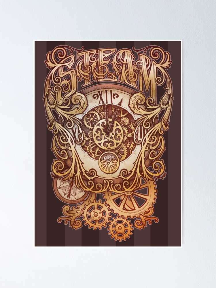 "STEAM" Poster by medusadollmaker | Redbubble