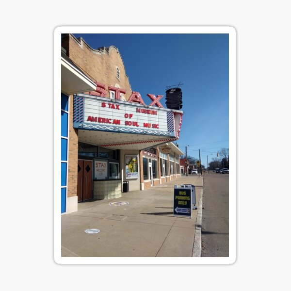 "Stax Museum (Memphis, Tennessee)" Sticker for Sale by Boogie-Shop ...