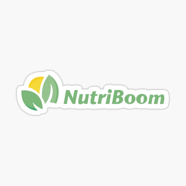 "NutriBoom" Sticker for Sale by zxara | Redbubble