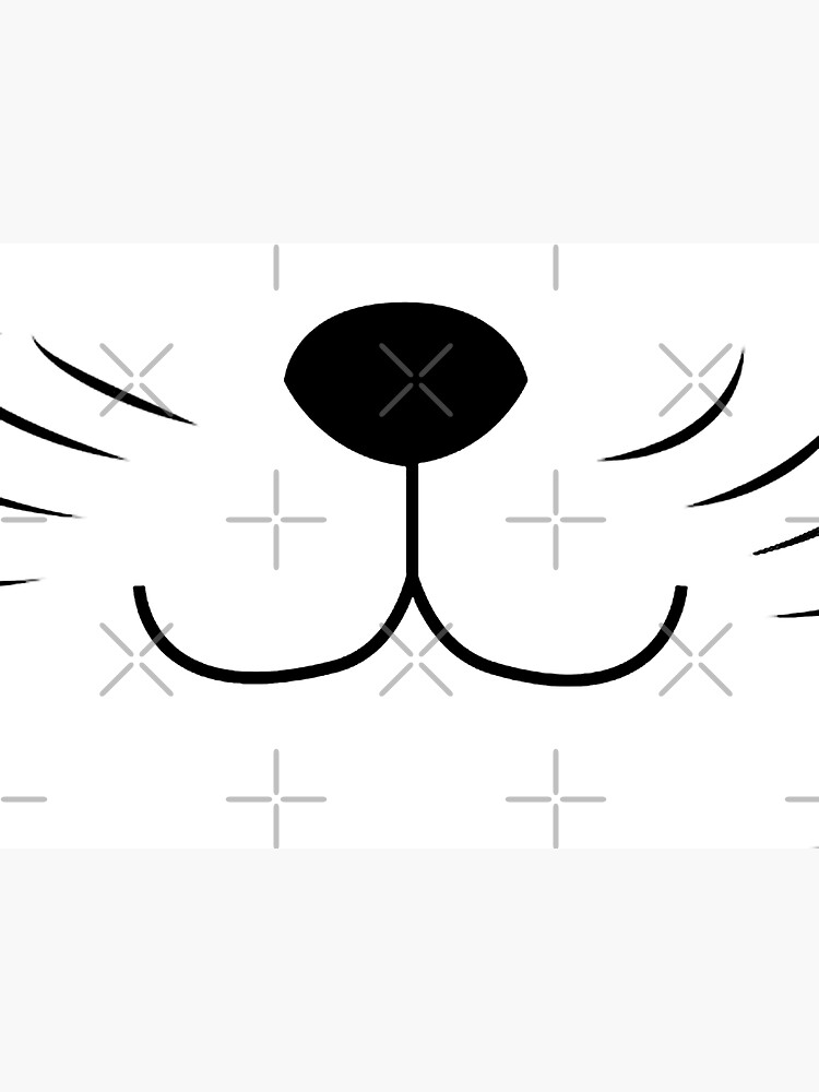 "cat funny face mask" Sticker by basitcv | Redbubble