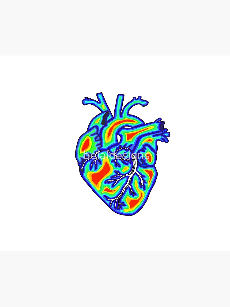 "Anatomical Heart Thermal Design" Poster for Sale by belaldesigns ...