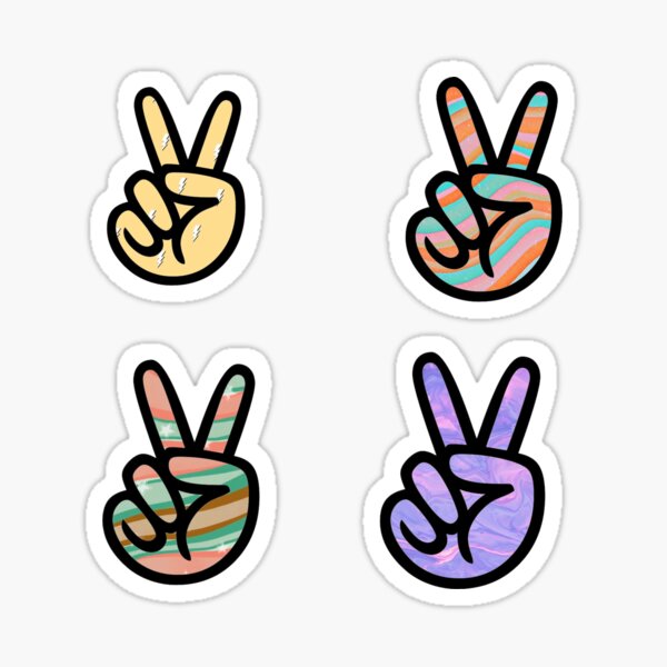 "Peace sign| Pack | VSCO" Sticker for Sale by -wiseowl- | Redbubble