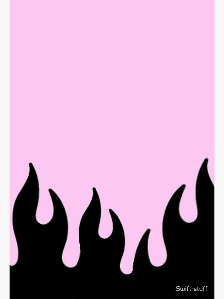 "Pink Flame" Sticker by Swift-stuff | Redbubble