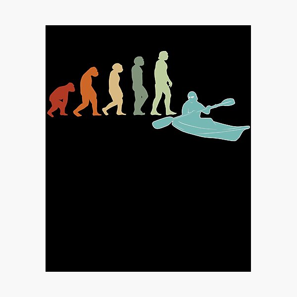 "KAJAK KANU Evolution RAFTING PADDEL BOOT KAYAK" Photographic Print by ...
