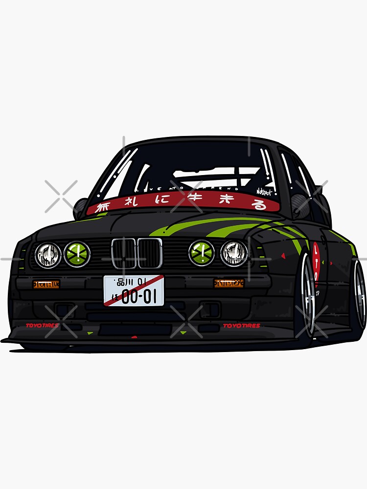 "LTO E30" Sticker for Sale by NutzArt | Redbubble