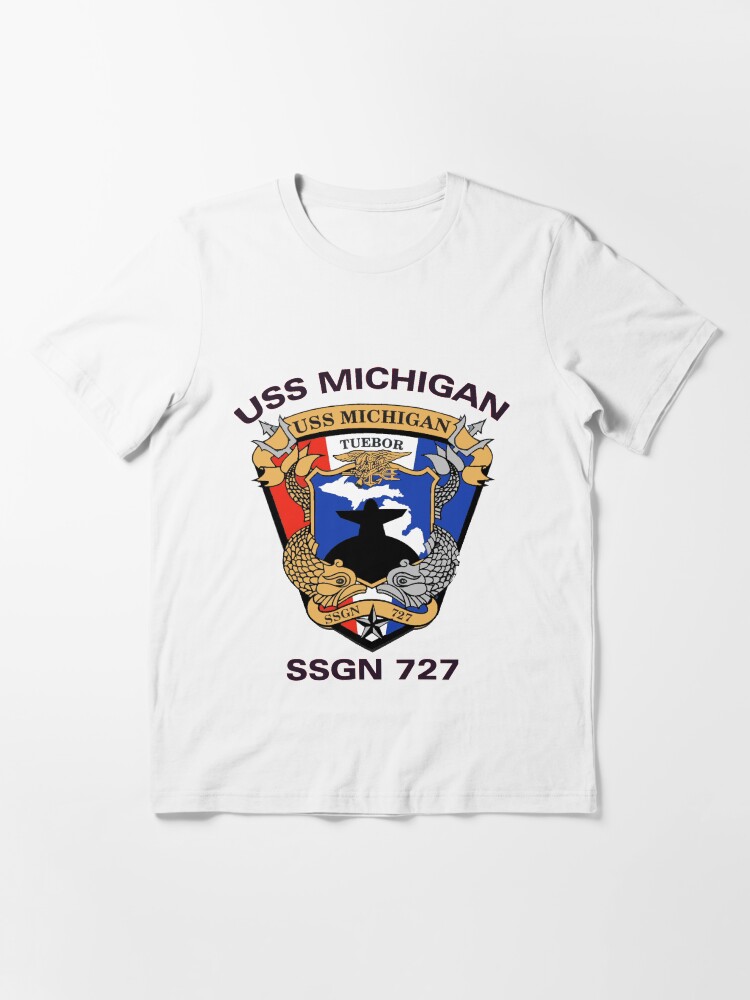 "USS Michigan (SSGN-727) Crest" T-shirt by Spacestuffplus | Redbubble