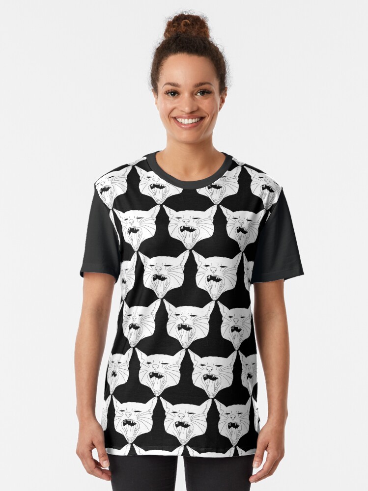 "Yaas Cat " T-shirt for Sale by emilydevineart | Redbubble | cat ...