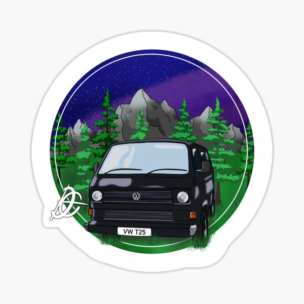 Vw T25 Stickers | Redbubble