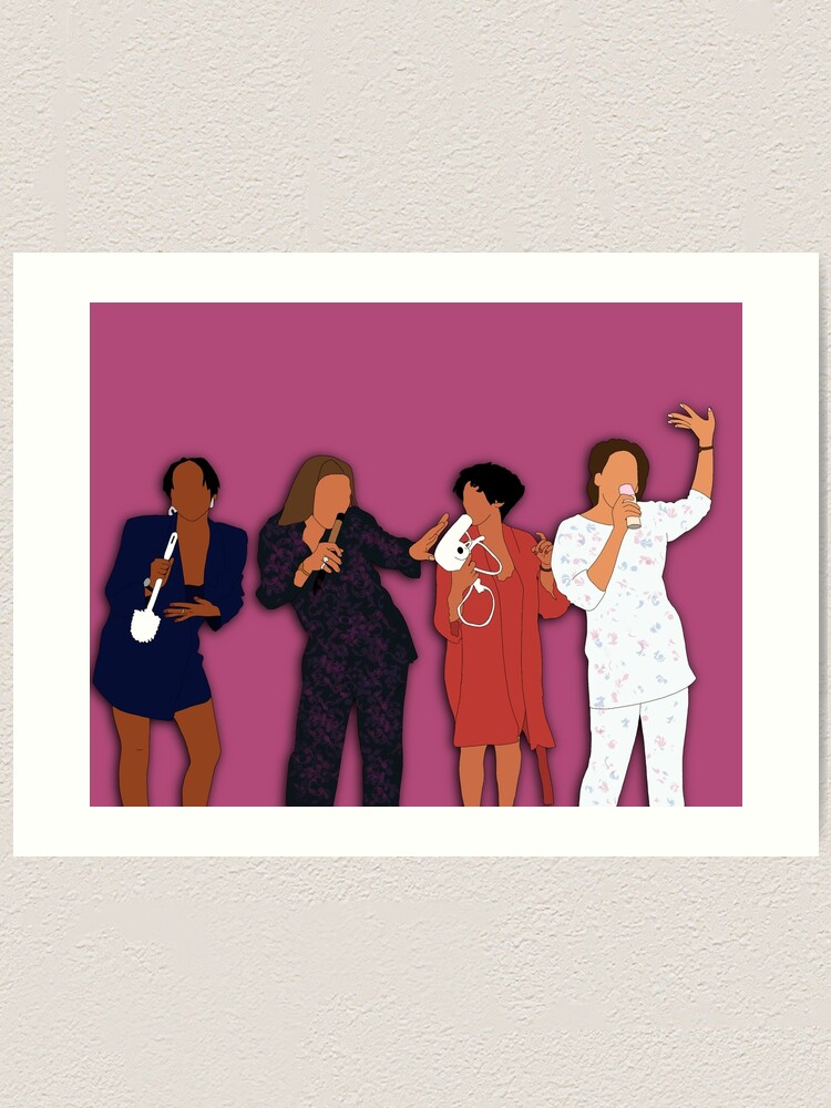 "Living Single TV Show Fan Art" Art Print for Sale by tayelectronica ...