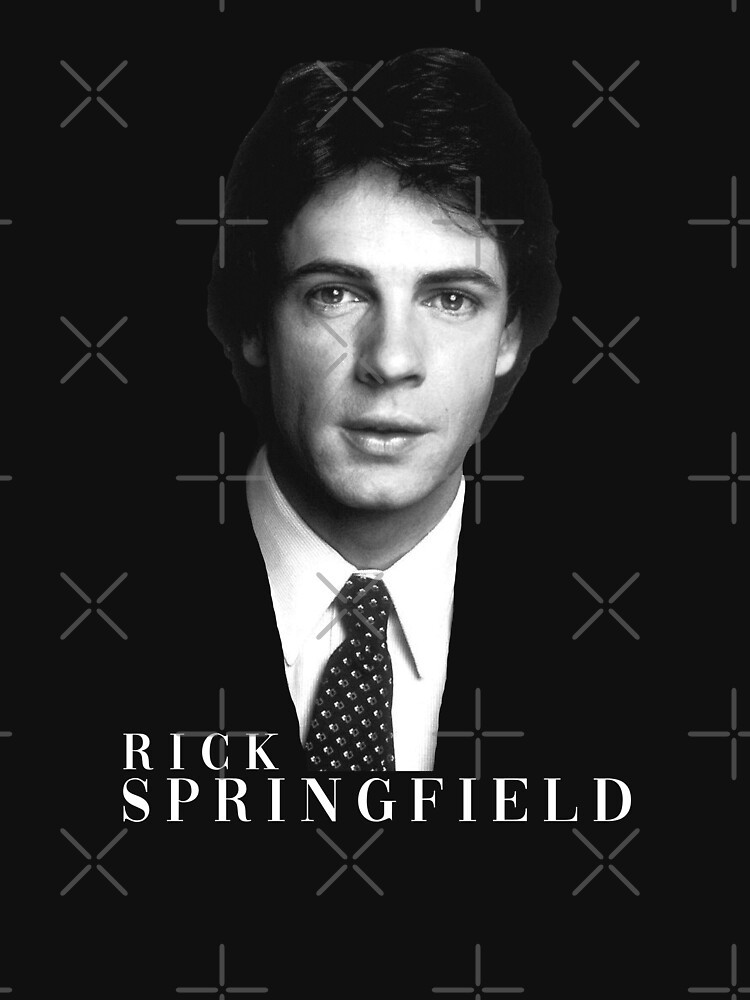 "Rick Springfield - Portrait" T-shirt for Sale by BlueDoctor ...
