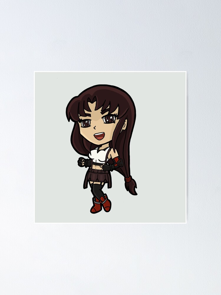 "Tifa Lockhart - FF7 " Poster by LittleStoat | Redbubble