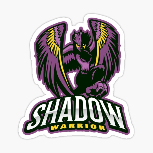 "Shadow Warrior" Sticker for Sale by savagemoon301 | Redbubble