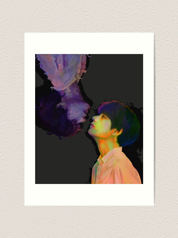 "BTS V Persona vs Shadow Digital Painting" Art Print for Sale by ...