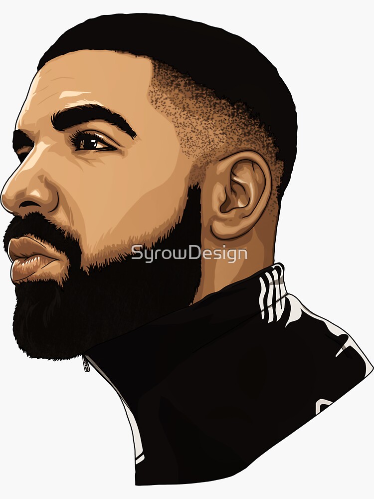 "Drizzy - Portrait" Sticker for Sale by SyrowDesign | Redbubble