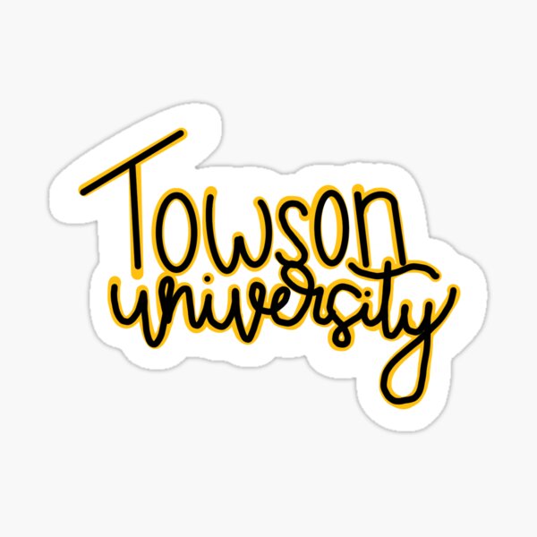 "Towson " Sticker for Sale by ajenkins2015 | Redbubble