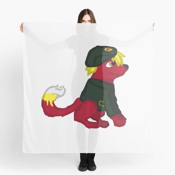 "Red Furry Communist Dog" Scarf for Sale by FlutterMuffins | Redbubble
