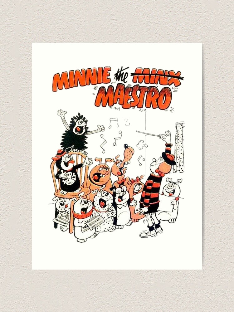 "Minnie the minx maestro edition " Art Print by shining-art | Redbubble