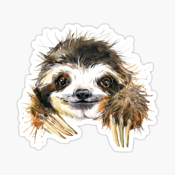 "Faultier" Sticker von ssduckman | Redbubble