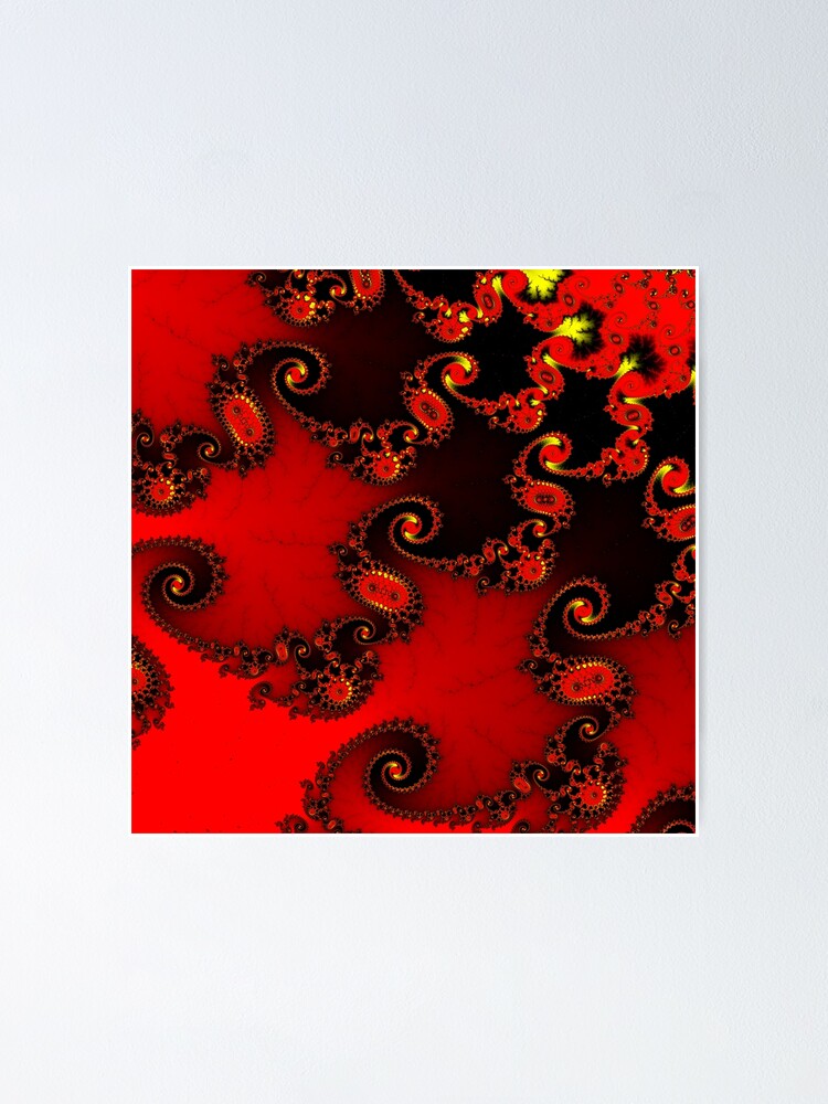 "Magma 003" Poster for Sale by rupertrussell | Redbubble
