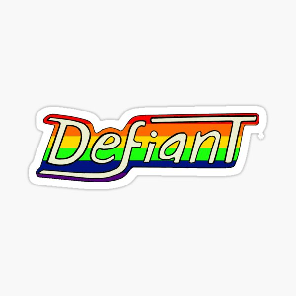 "Defiant Pride " Sticker by jakesdeathdsg | Redbubble