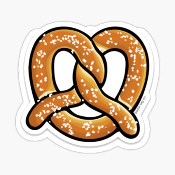 "Aesthetic Pretzel" Sticker by DerekM7 | Redbubble