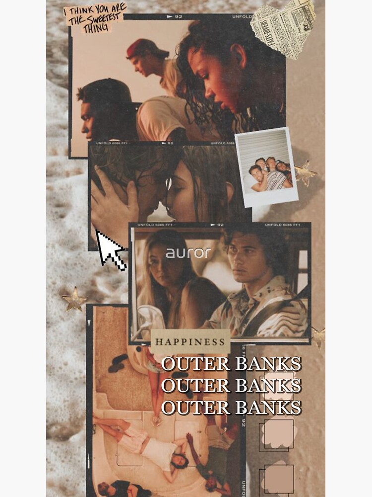 "Aesthetic Outer Banks OBX Collage" Sticker for Sale by auror | Redbubble