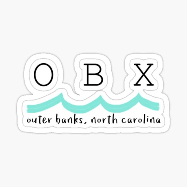 "Outer banks North Carolina " Sticker by maddiesartworks | Redbubble
