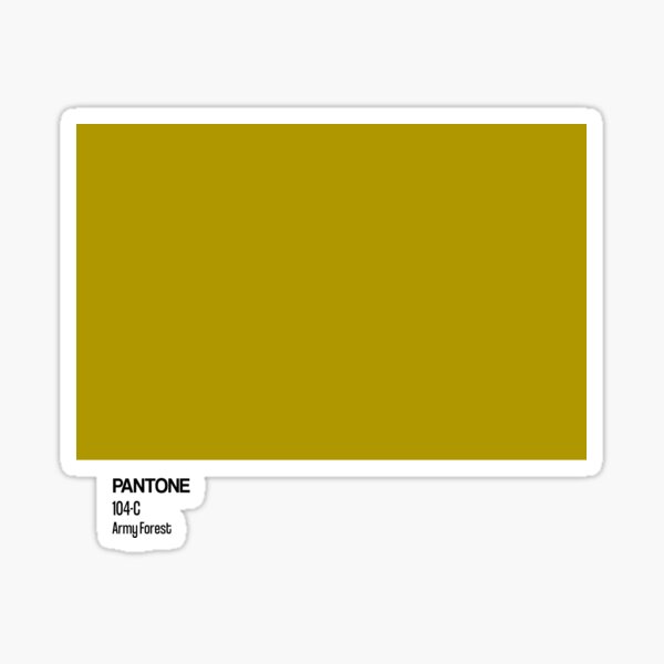 "Pantone - Army" Sticker for Sale by HouseofBalloon | Redbubble