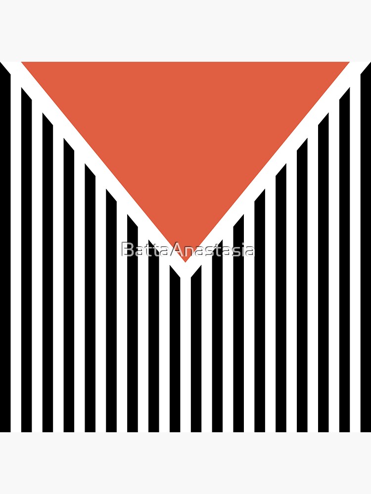 "Orange triangle" Sticker by BattaAnastasia | Redbubble
