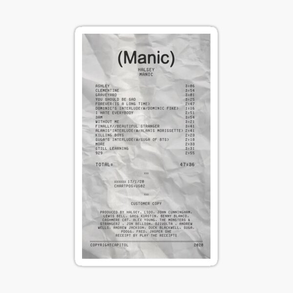 Receipts Stickers | Redbubble