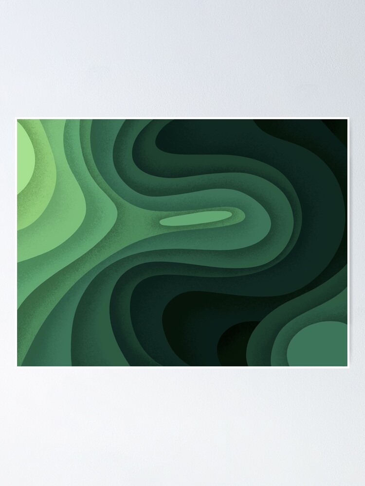 "Levels of the Land" Poster for Sale by sheabking | Redbubble