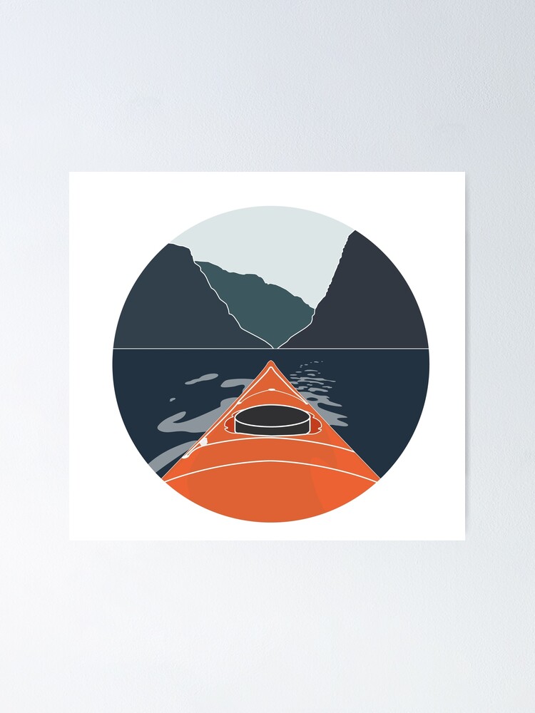 "Sea Kayaking" Poster by kayliekline1 | Redbubble