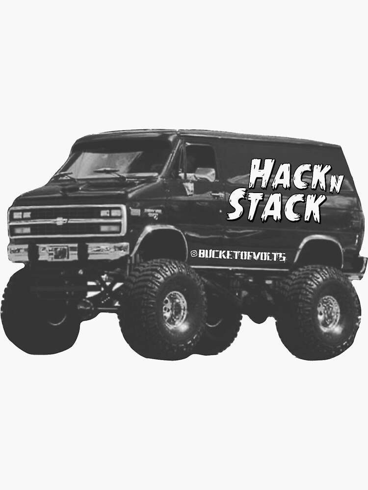 "Hack n Stack coming thru!!!! " Sticker for Sale by HacknStack | Redbubble