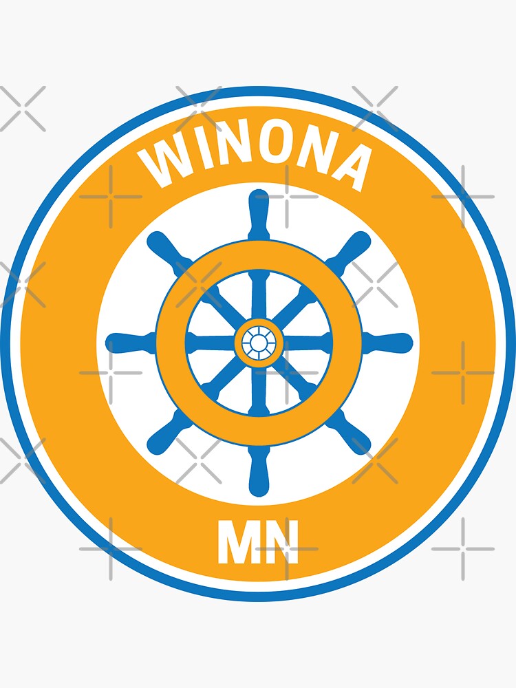 "Vintage Winona Minnesota" Sticker by fearcity | Redbubble