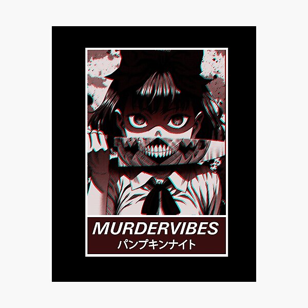 ""MURDER VIBES" - Aesthetic Manga Modern Streetwear" Photographic Print ...