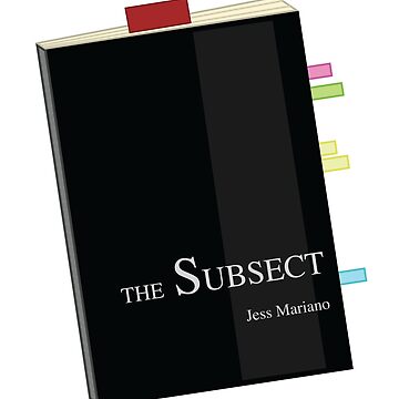 "Jess' book The Subsect" Sticker for Sale by laughingplace55 | Redbubble