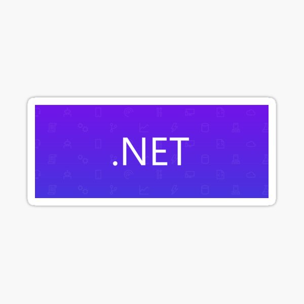"microsoft .NET" Sticker for Sale by cosimochellini | Redbubble