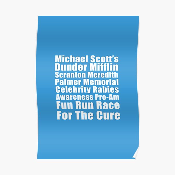 "Michael Scott's Dunder Mifflin Scranton Meredith Palmer Memorial ...