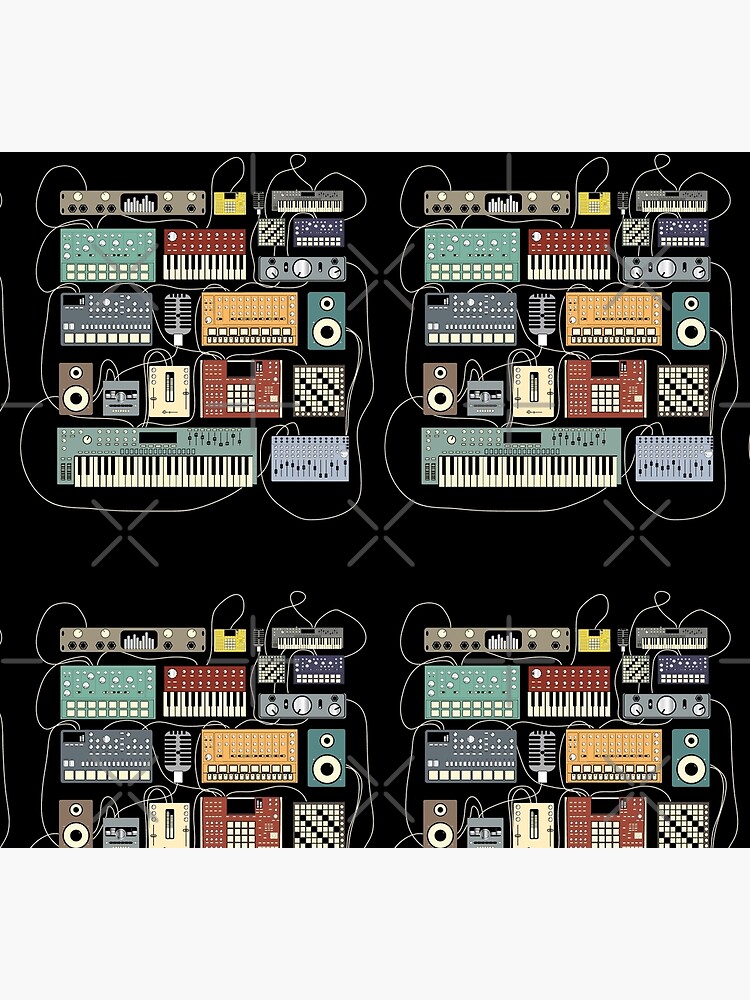 "Electronic musician Synthesizer and Drum Machine Dj" Socks for Sale by ...