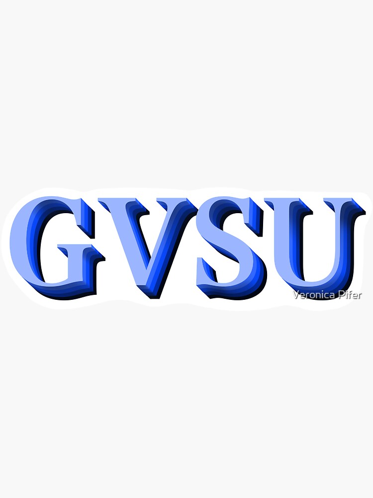 "GVSU" Sticker by v0813 | Redbubble